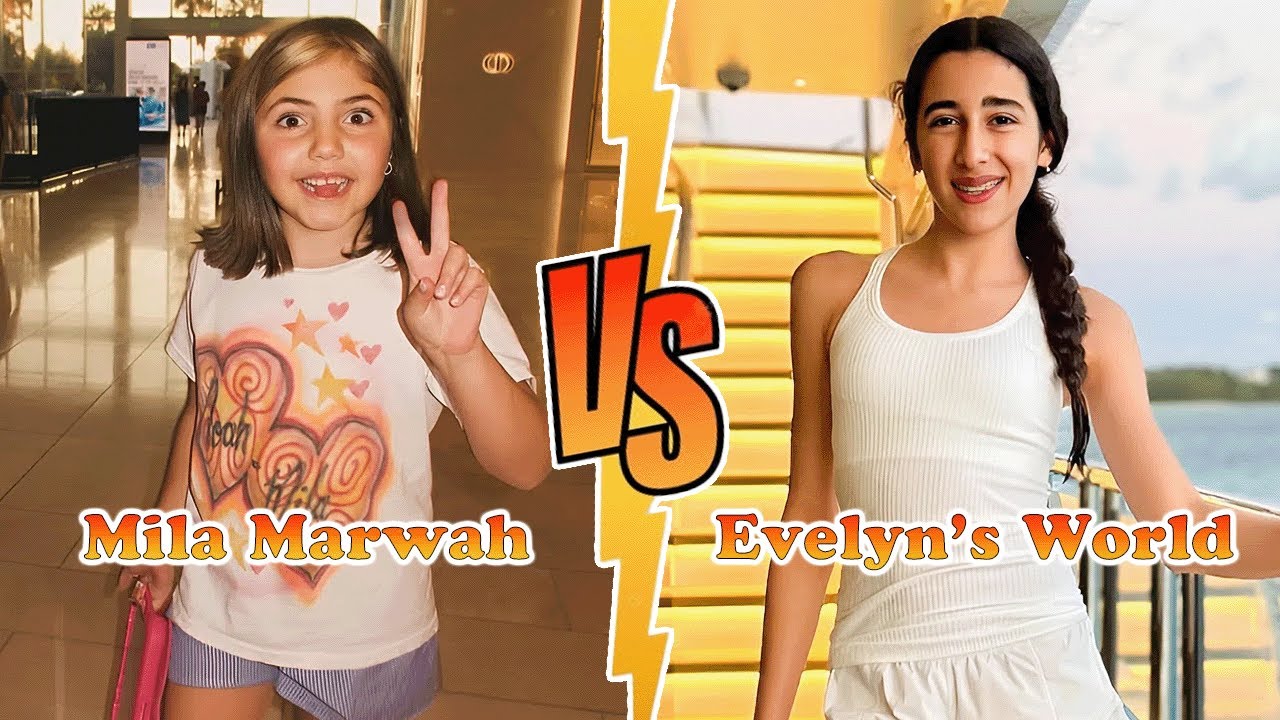 Mila Marwah VS Evelyn's World Transformation 👑 New Stars From Baby To ...