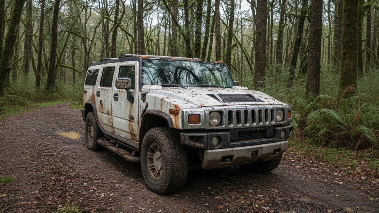 Restoring the Hummer H2 of the U.S. military that was abandoned 23 ...
