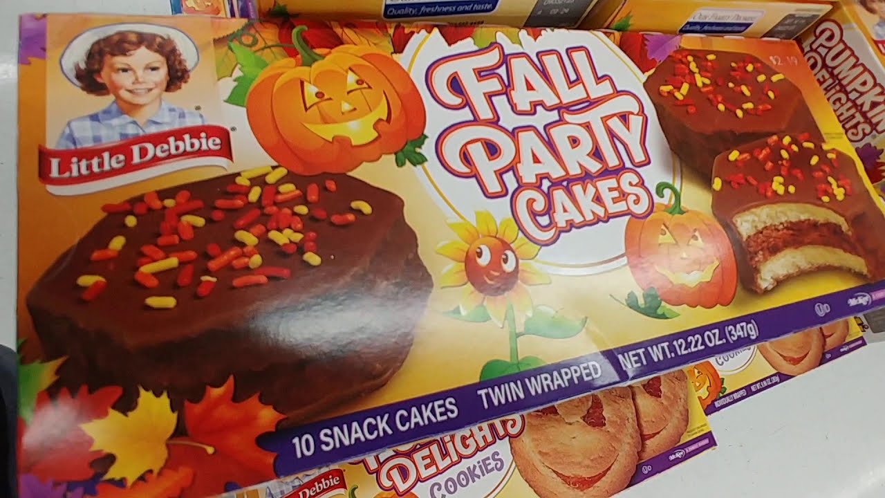 Little Debbie Fall Cakes -Walmart Sept 2019 - YouTube