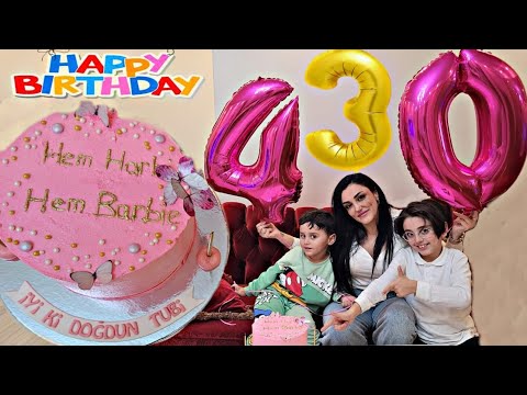 EFE VE EMİR İLE TUBİ İÇİN DOĞUM GÜNÜ SÜRPRİZİ !!