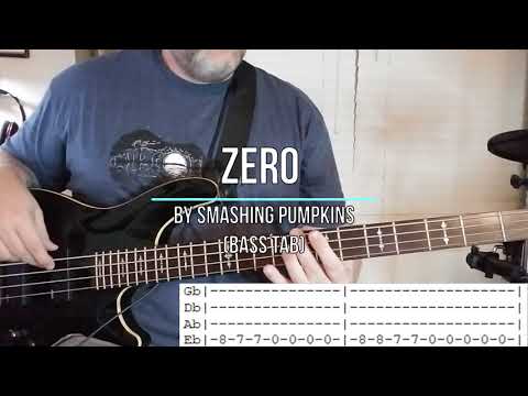 Smashing Pumpkins - Zero (Bass Cover with Tabs in Video) - YouTube