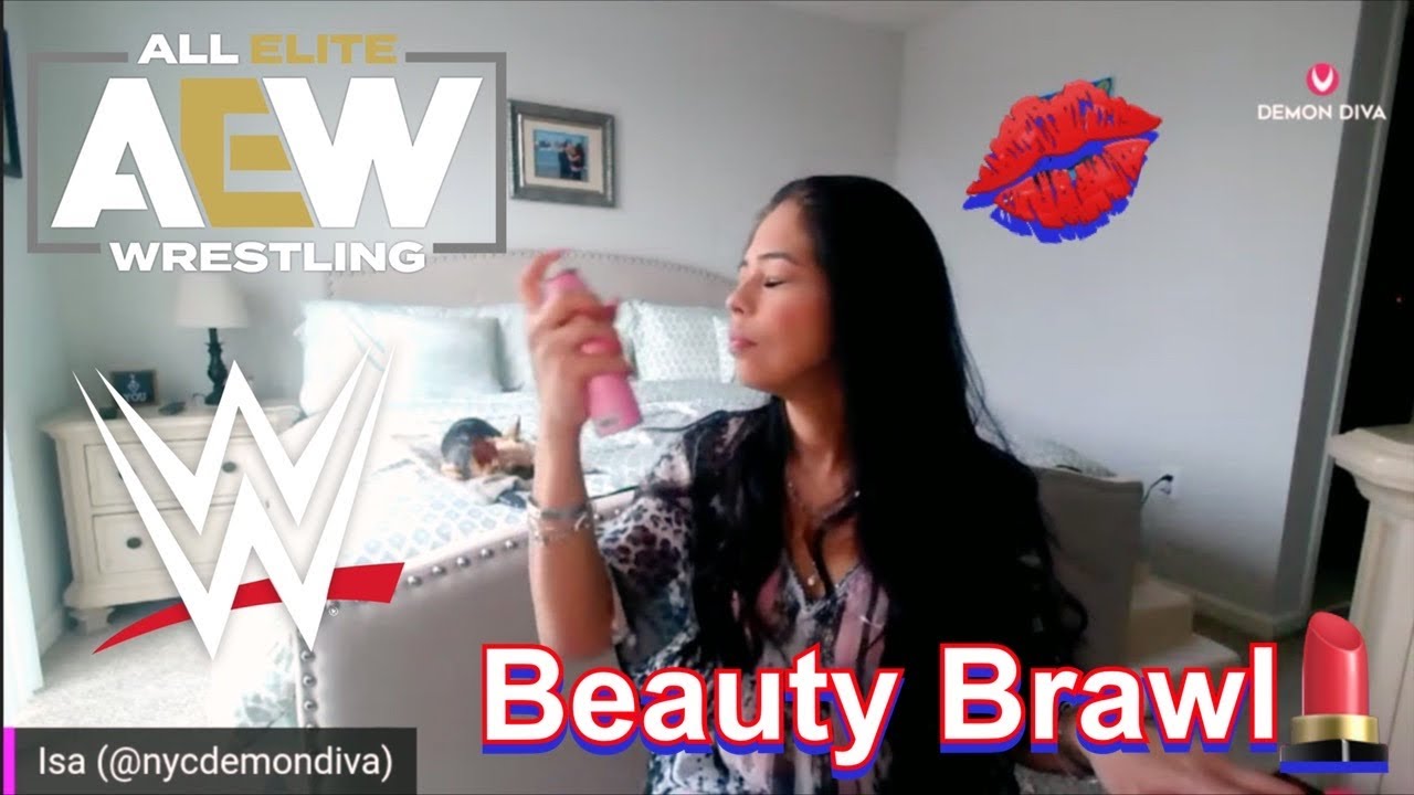 Beauty Brawl: Doing my makeup and talking wrestling - YouTube