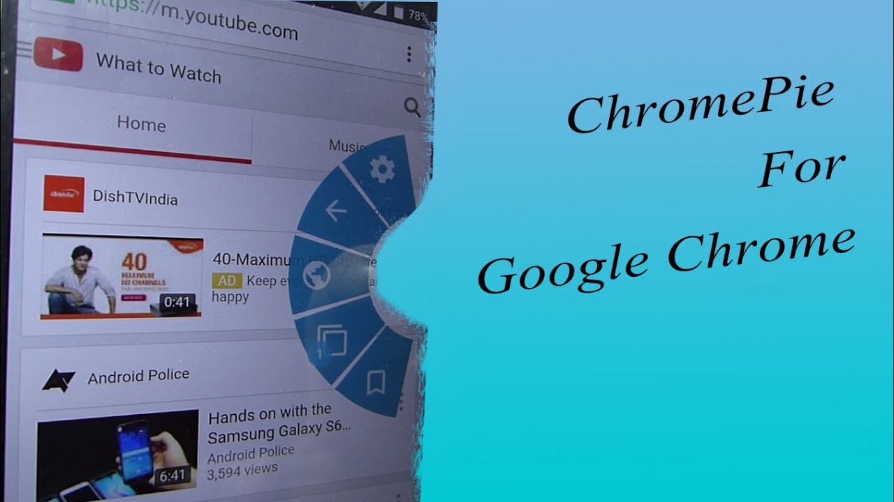 ChromePie For Google Chrome - Android Lollipop - YouTube