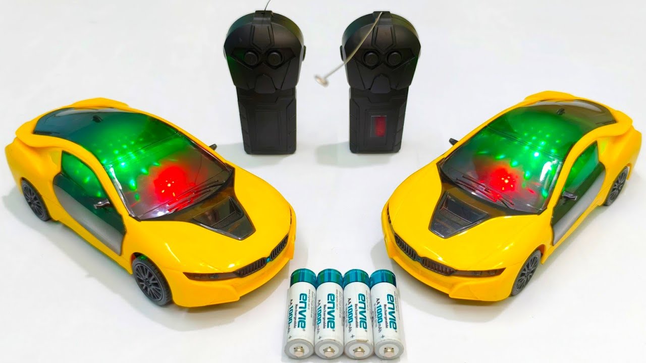 3D Lights Rc Car Unboxing and Testing | Remote Control Car | Radio ...