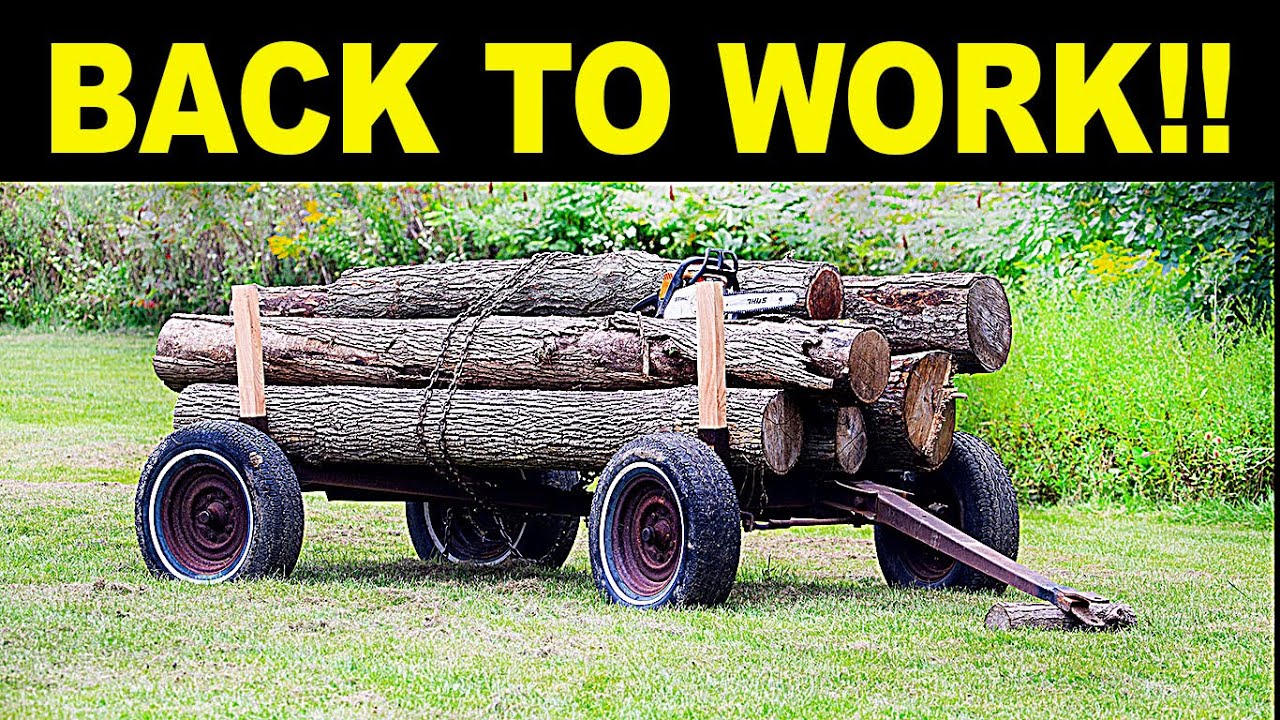 BRINGING A LOG WAGON BACK TO LIFE!! - YouTube