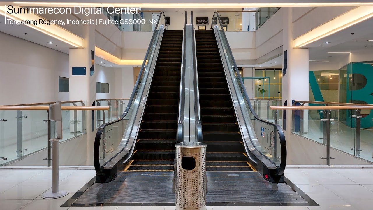 Fujitec GS8000-NX Escalators at Summarecon Digital Center, Tangerang ...