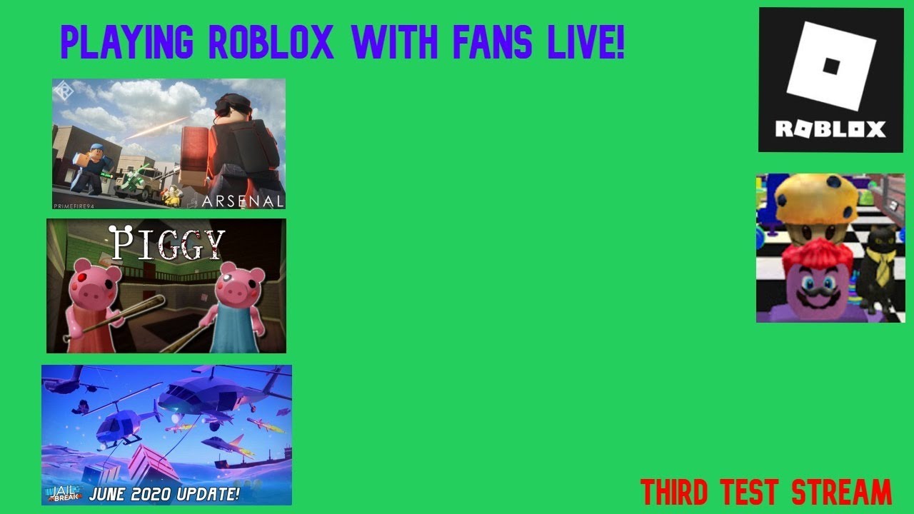Play Roblox Games With Fans! - YouTube
