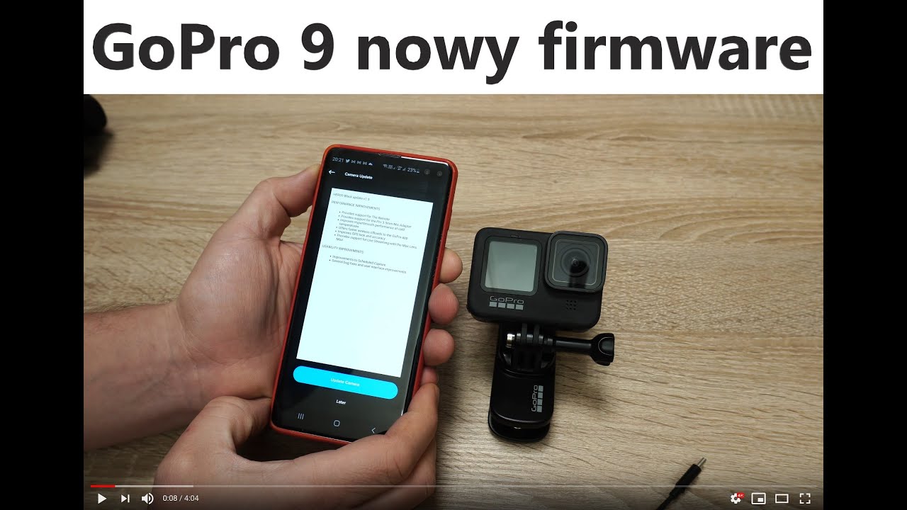 GoPro 9 aktualizacja 1,5 - YouTube