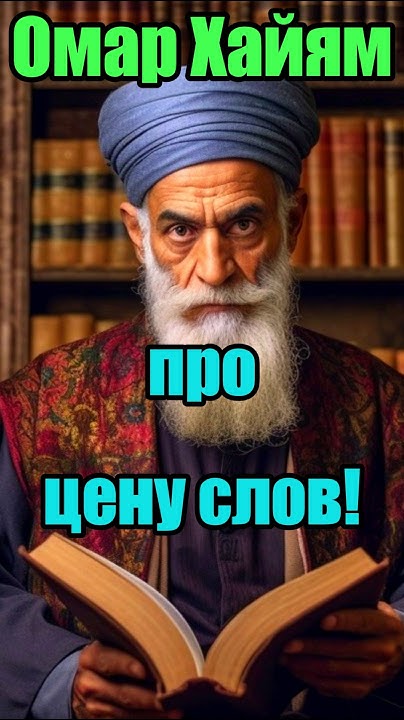 Омар Хайям - стихи про цену слов - YouTube
