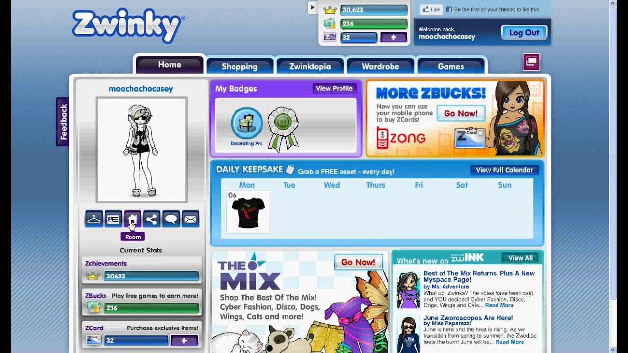 How to put stuff on your Zwinky profile [: - YouTube