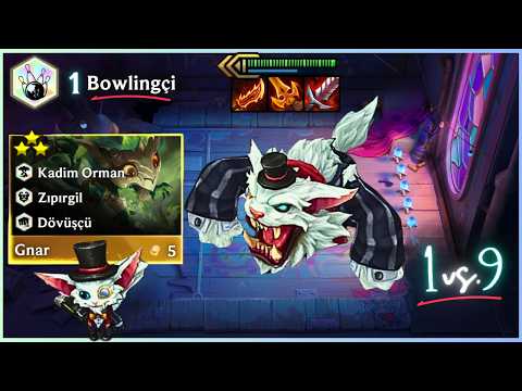 RAKİPLERLE BOWLİNG OYNAYAN ⭐⭐⭐ GNAR & @serhatakin9 ASİSTLERİ! | SET 18 | OVERRATED TFT