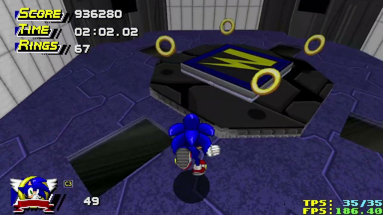 SRB2 SA Sonic is fun as hell - YouTube