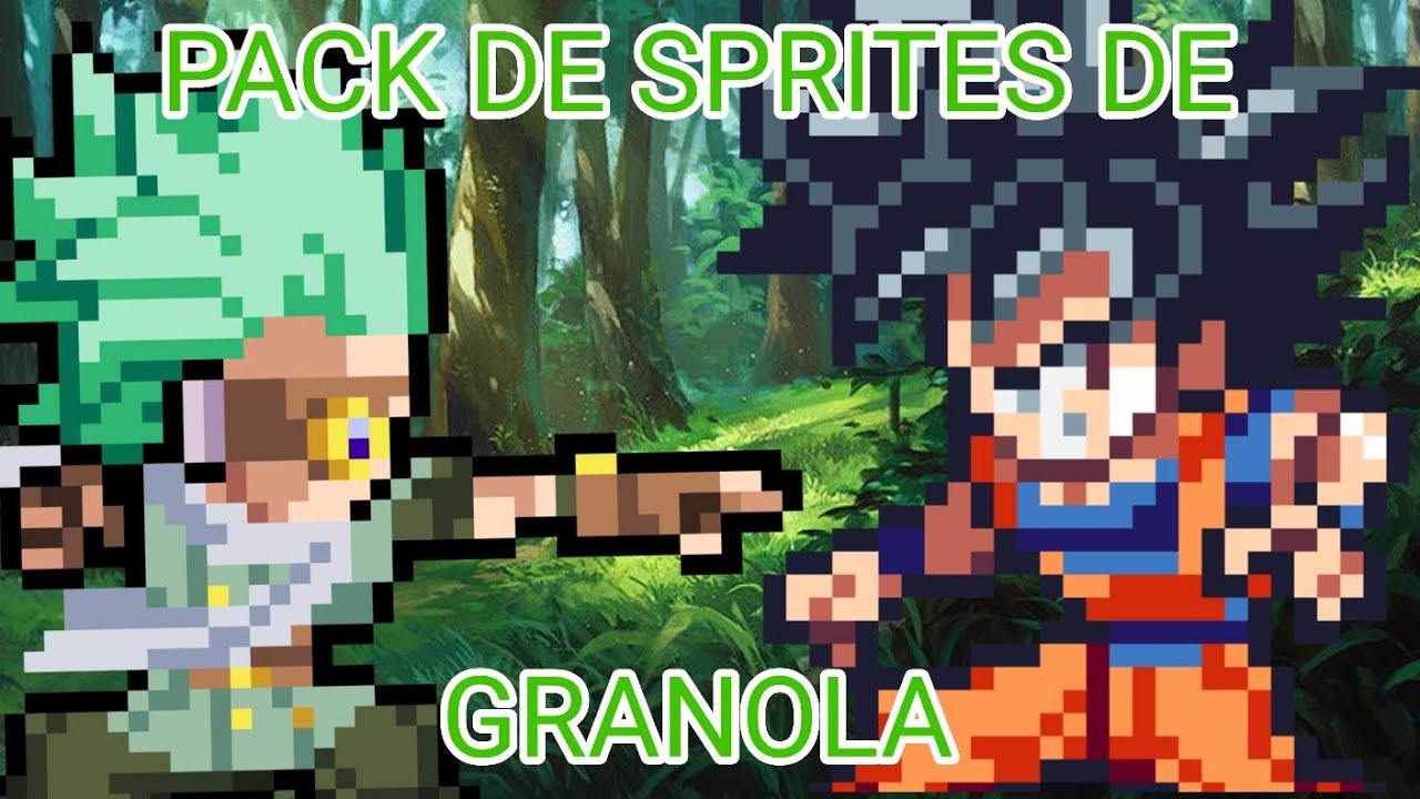 pack de sprites de granola (más completo XD) recortados por mi - YouTube