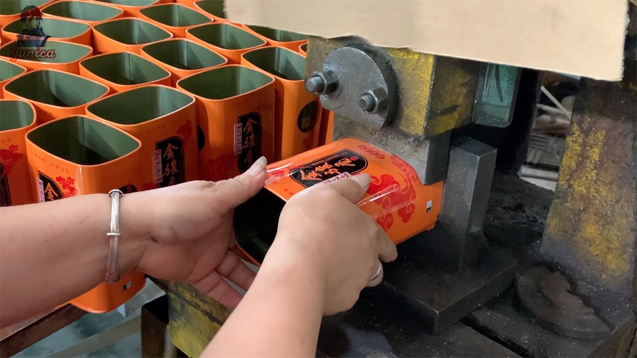 Interesting Mass Production Process Of Tin Cans Used To Store Tea interesting-mass-production-process-of-tin-cans-used-to-store-tea