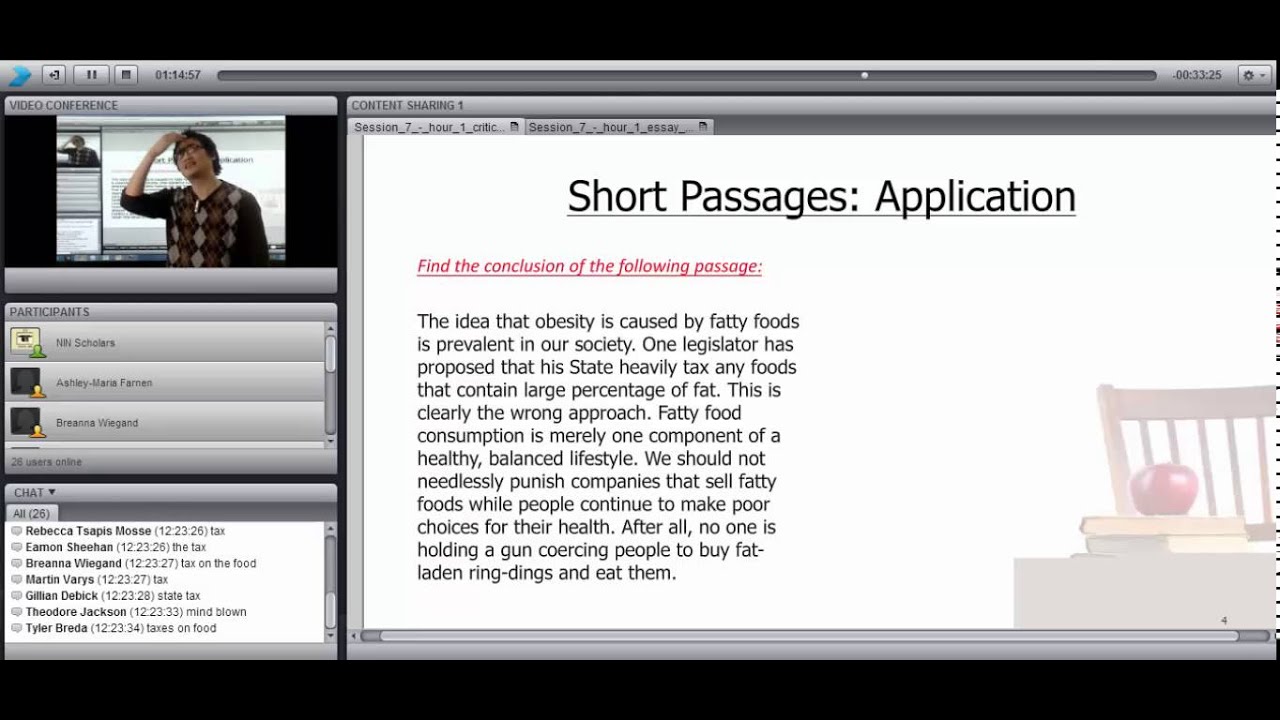 Live Session Example - YouTube