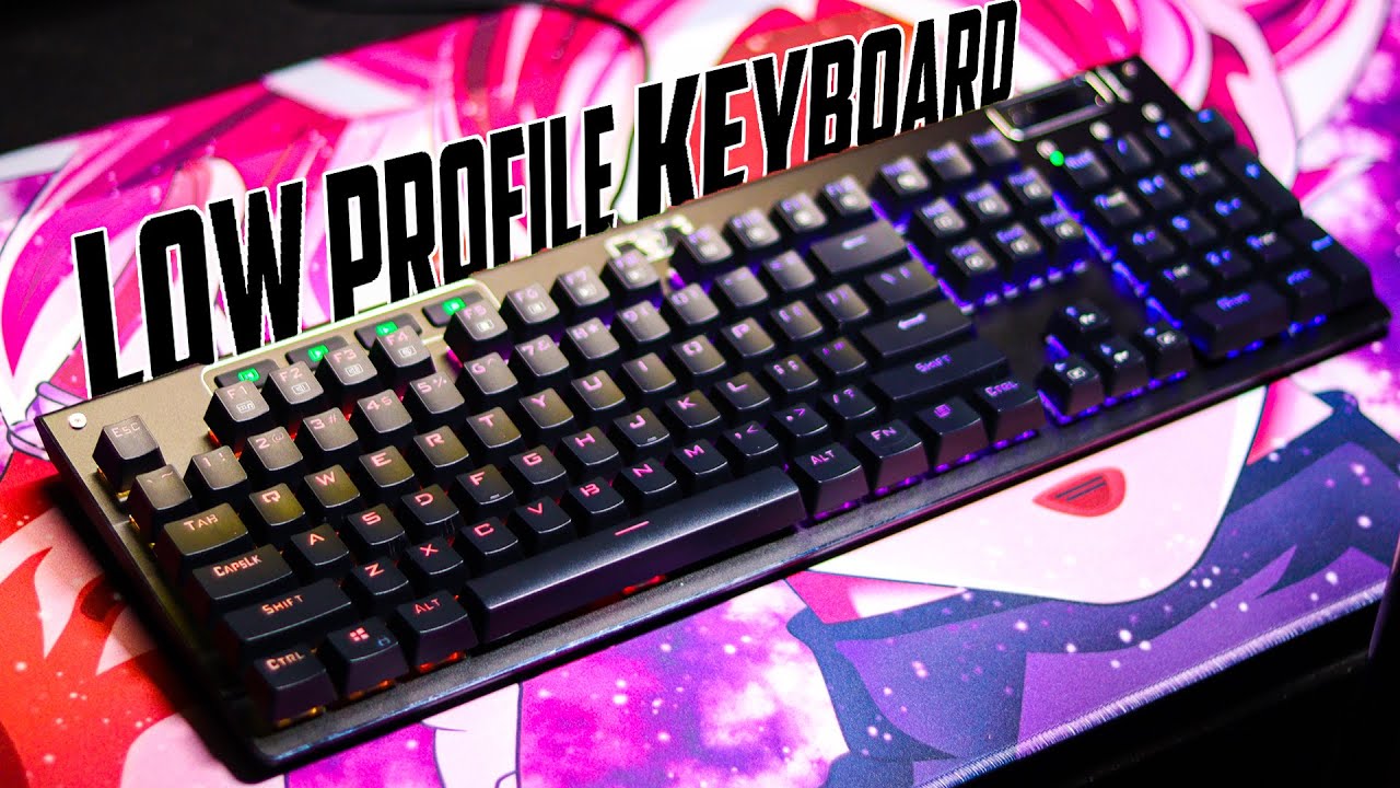 ASMR - Unboxing Most Hyped Low Profile Keyboard (T-Dagger Adriatic ...