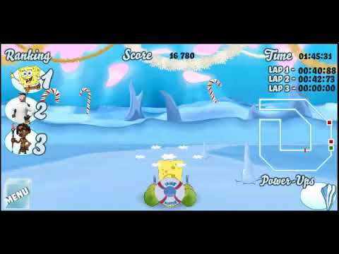 Nicktoons 3D Snow Kart Rally Gameplay - YouTube