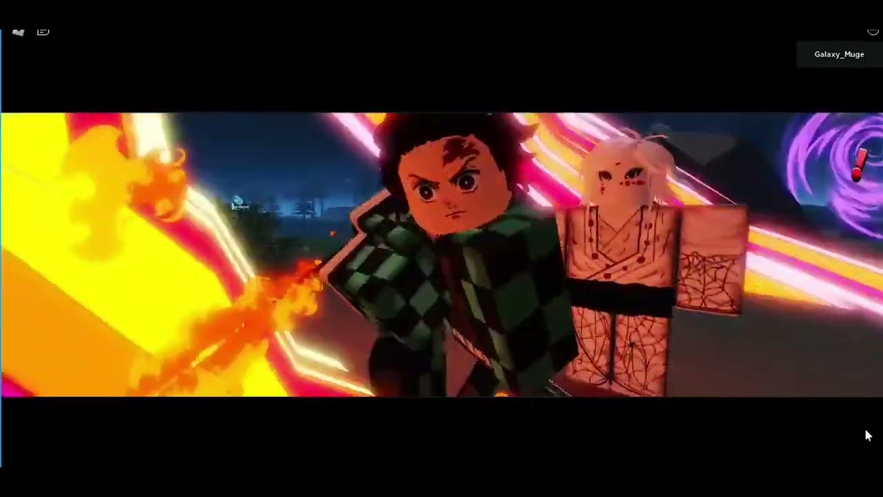 Tanjiro vs Rui cutscene (Roblox animation test) - YouTube