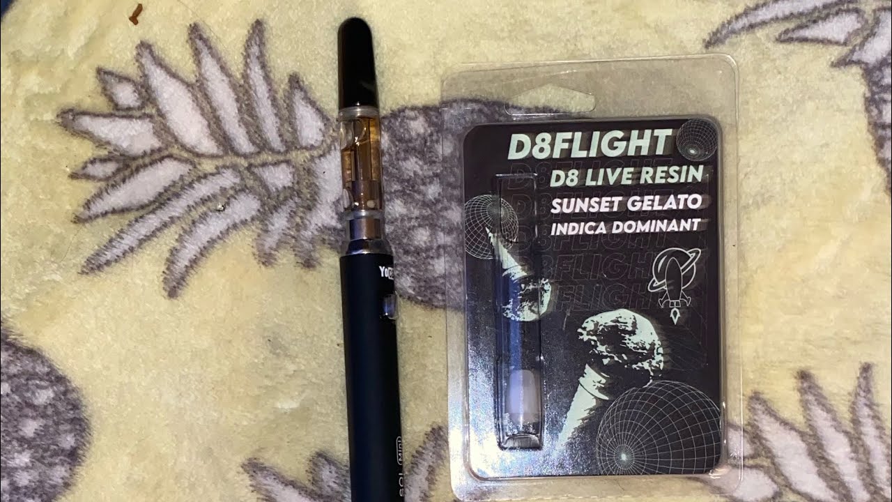 D8Flight D8 Live Resin Sunset Gelato Indica - YouTube