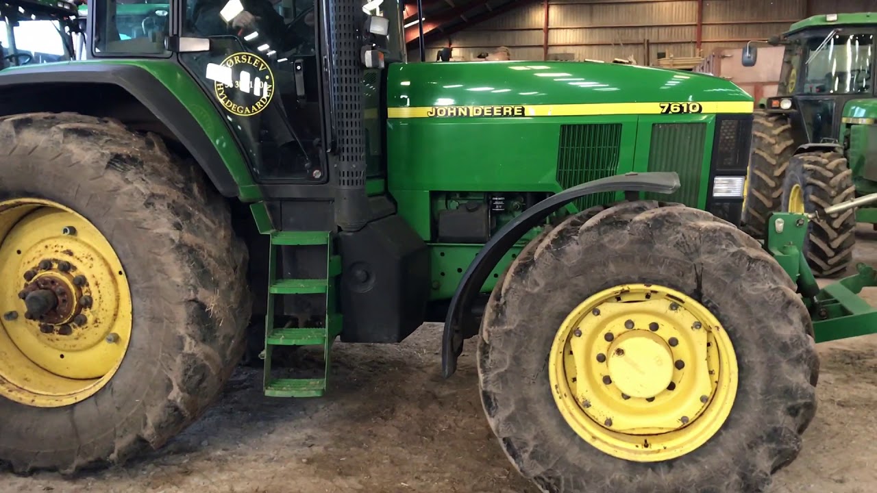 John Deere 7610 på Klaravik.dk - YouTube