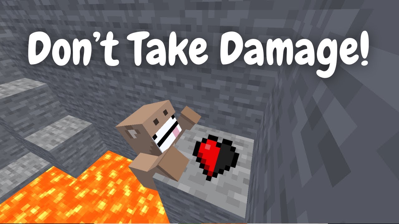 Don't Take Damage! - Minecraft Puzzle Map - YouTube