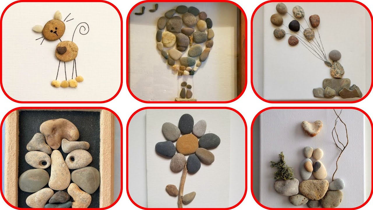 So beautiful and stylish Stone decoration ideas for you//pebbles art ...