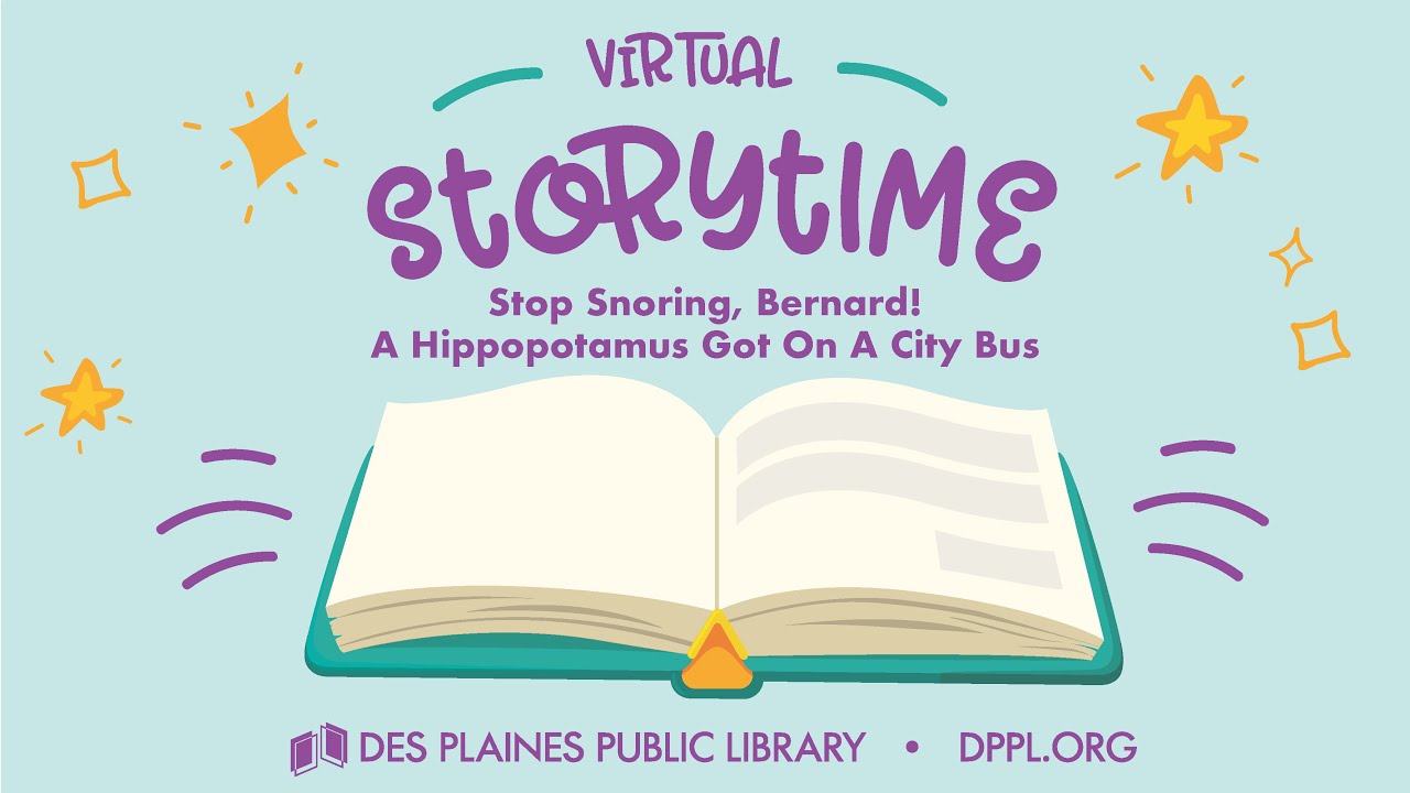 Virtual Storytime 12 - Stop Snoring Bernard and A Hippopotamus Got On A ...