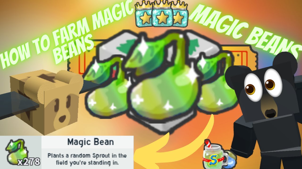 How To Farm Magic Beans (Bee Swarm Simulator) (Roblox) - YouTube
