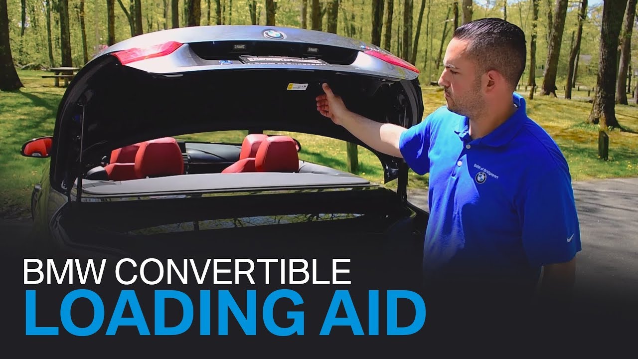 BMW Tutorial: Convertible Loading Aid - YouTube