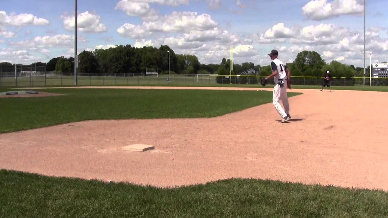 Fielding - 1st Baseman (1st Base View) - YouTube