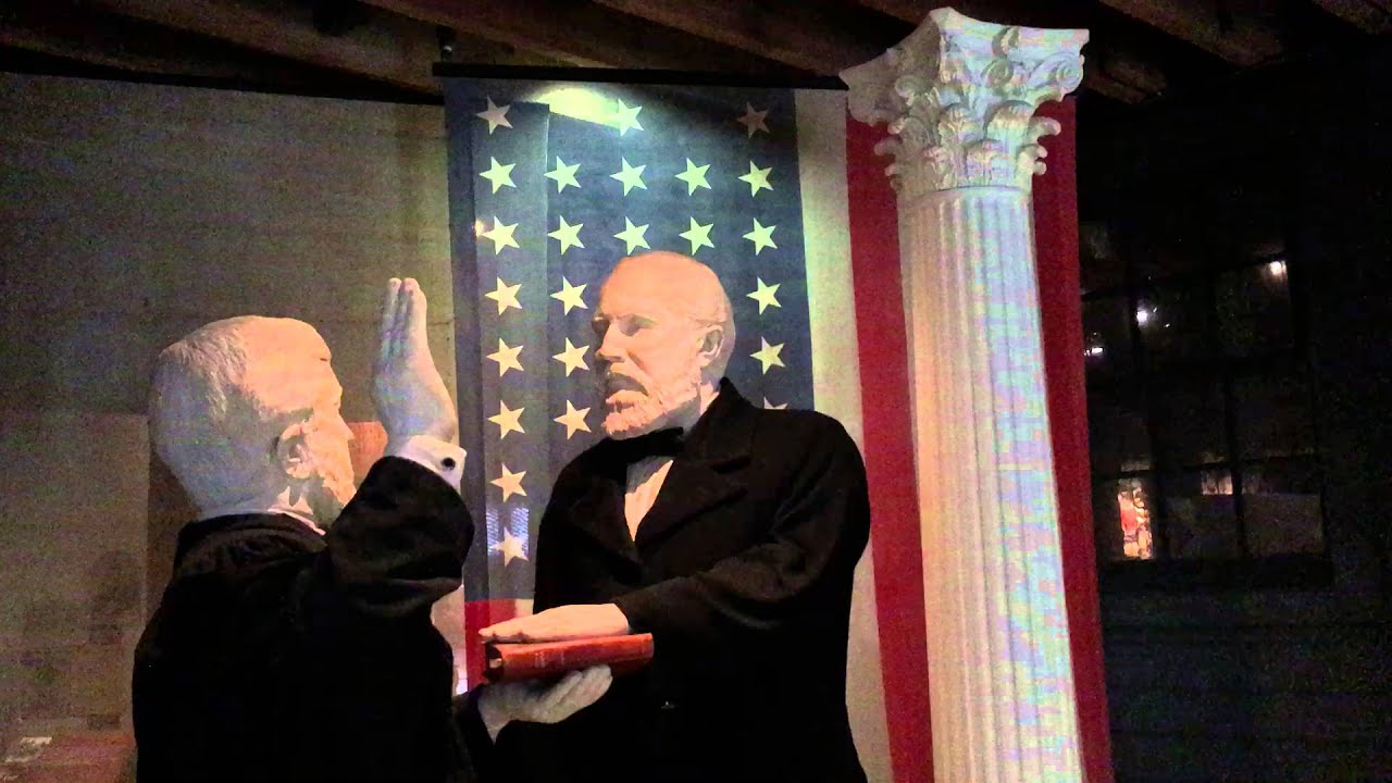 Garfied Historic Site features a re-enactment of President Garfield's ...