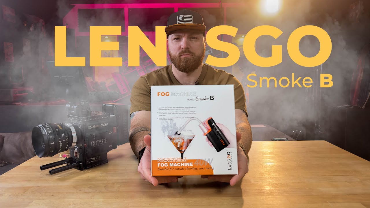 LENSGO генератор диму Smoke B Handheld Fog Machine (SMOKE B) - YouTube