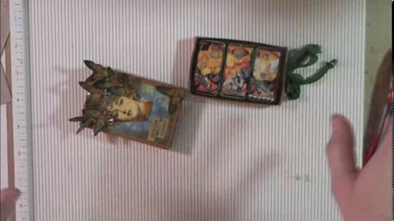 Steampunk Matchbox & Altered Dominos Tutorial - YouTube