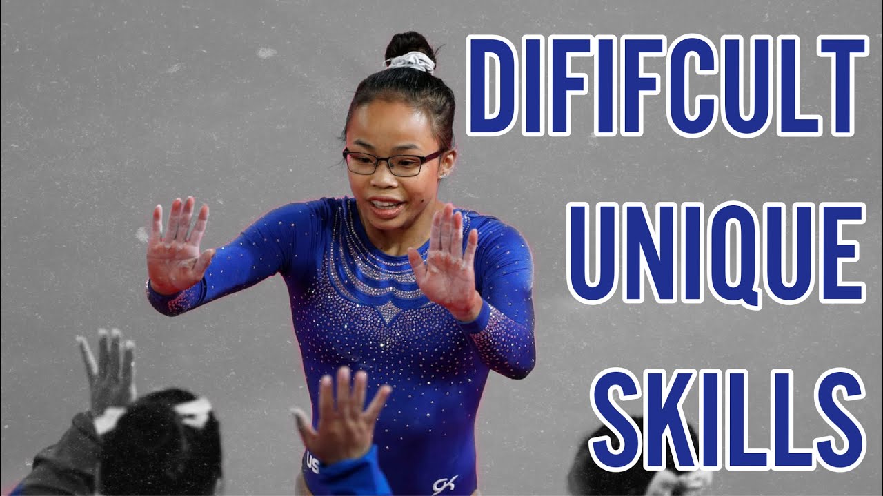 Difficult and Unique Skills Performed by U.S Gymnasts - YouTube