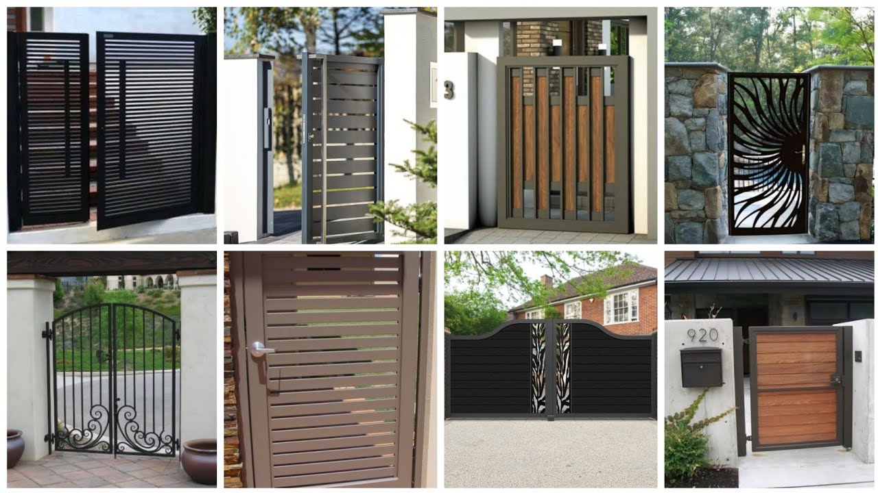 Classic Pedestrian Gate Design | Unique Pedestrian Front & Main Gate ...