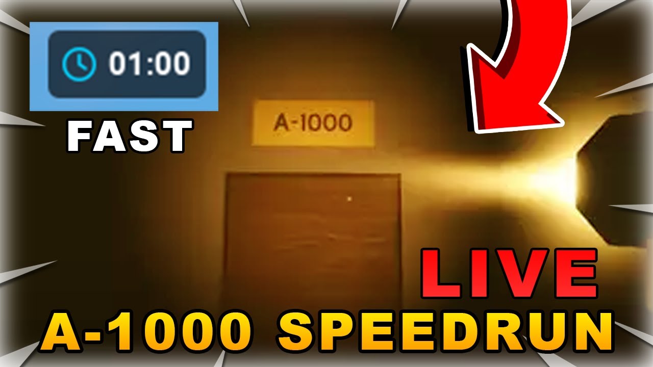 🔴 Roblox Doors+ update, a-1000 (rooms) speedrun (getting badge) LIVE ...
