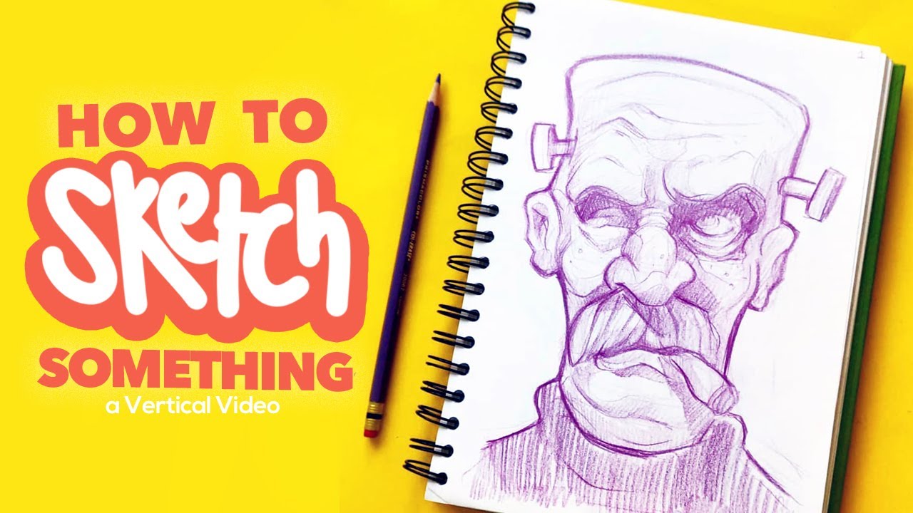 HOW to SKETCH Something (Vertical Video) - YouTube