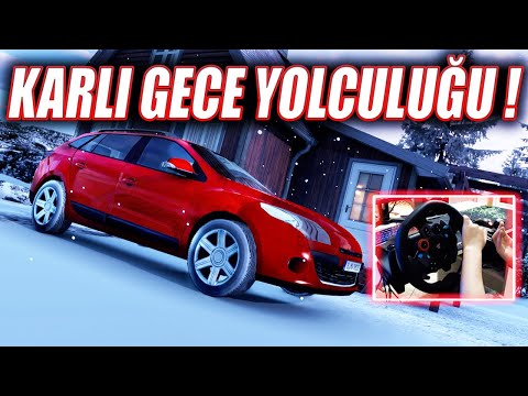 GECE KARLI YOLLAR !!! RENAULT MEGANE 3 ETS 2 MP 1.43 Promods Kirkenes Maden Yolu [ Logitech G29 ]
