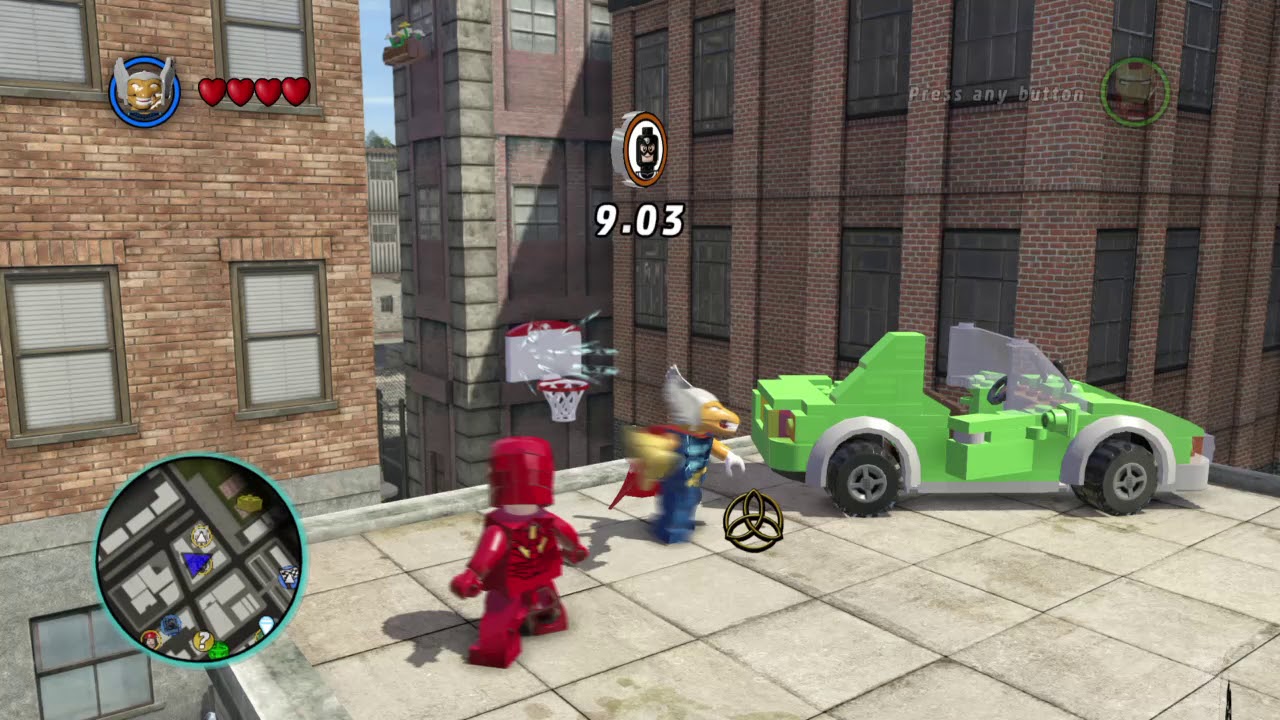 LEGO® MARVEL Super Heroes How to get bullseye - YouTube