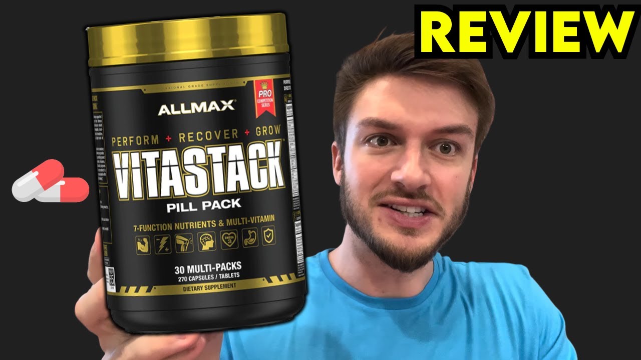 AllMax VITASTACK Multivitamin Pack Review - YouTube