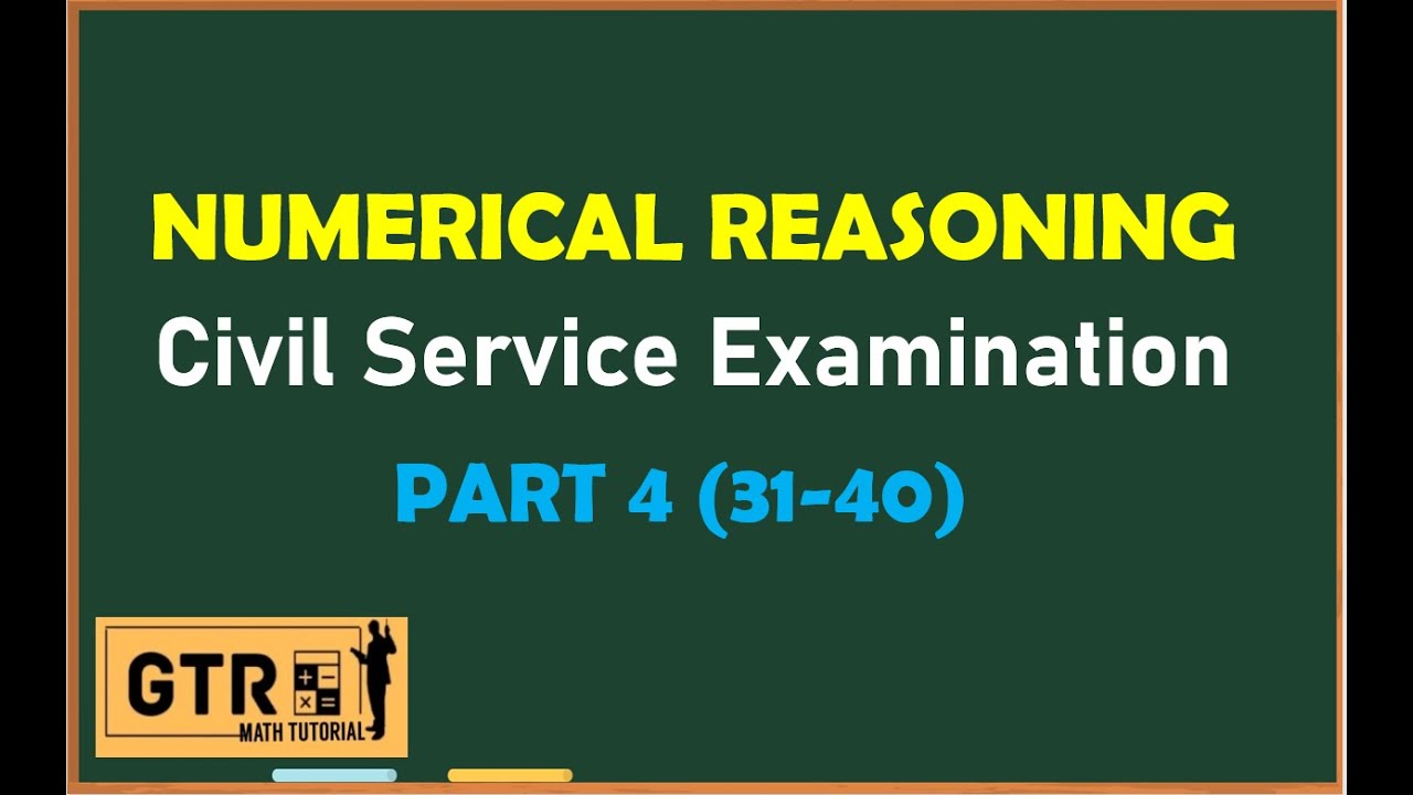 CIVIL SERVICE EXAM REVIEWER PART 4 (31-40) - YouTube
