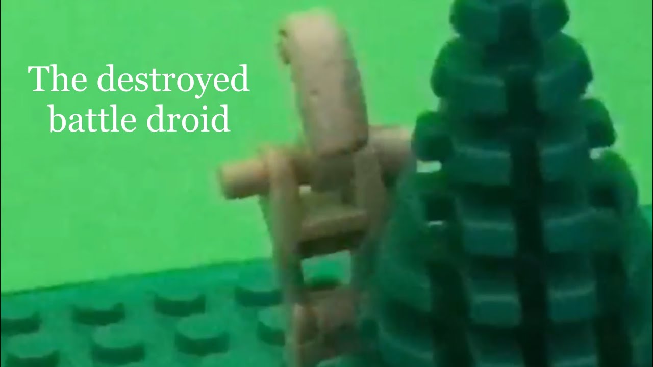 The destroyed battle droid [Lego Star Wars Brickfilm] - YouTube
