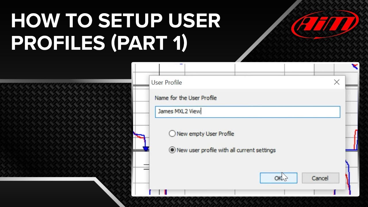 AiM Race Studio Analysis - AiM User Profiles (Video 1) - YouTube