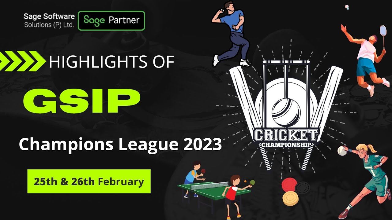Highlights of GSIP Champions League 2023🏆 - YouTube
