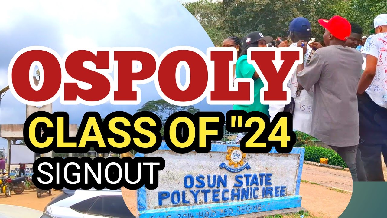OSPOLY CLASS OF "24 SIGNOUT. #polytechnicupdate #polytechnic #graduate ...