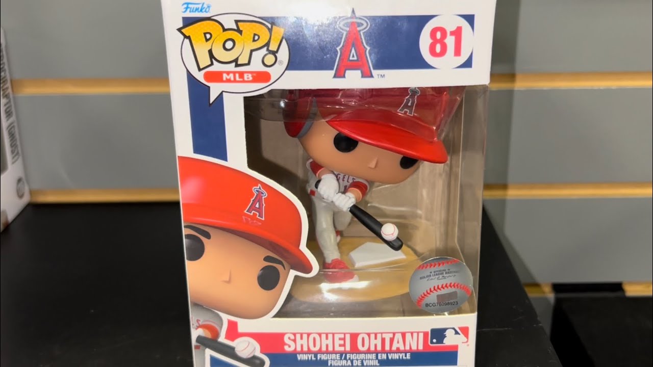 Shohei Ohtani Los Angeles Angels Pop Action Figure Toy - YouTube