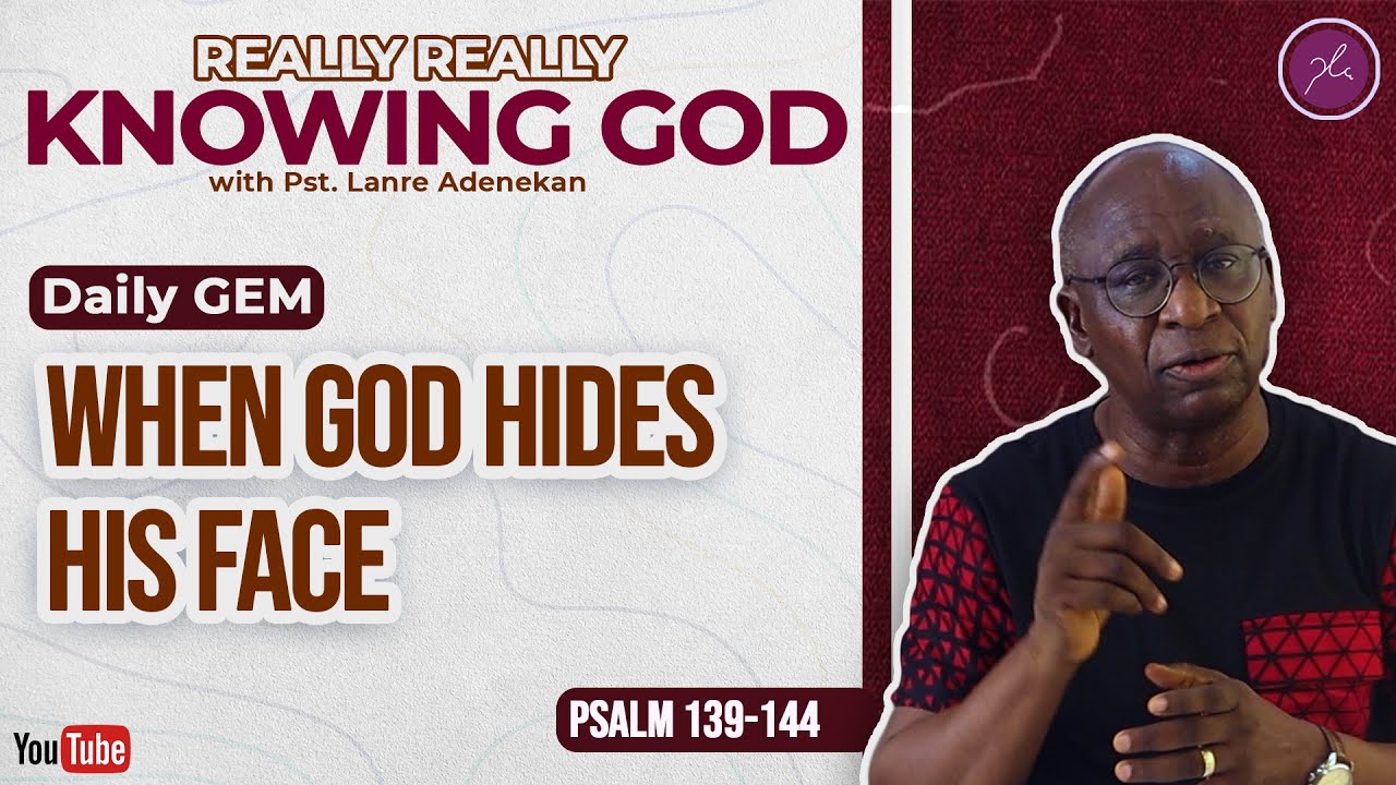 When God Hides His Face - Daily Devotional - YouTube
