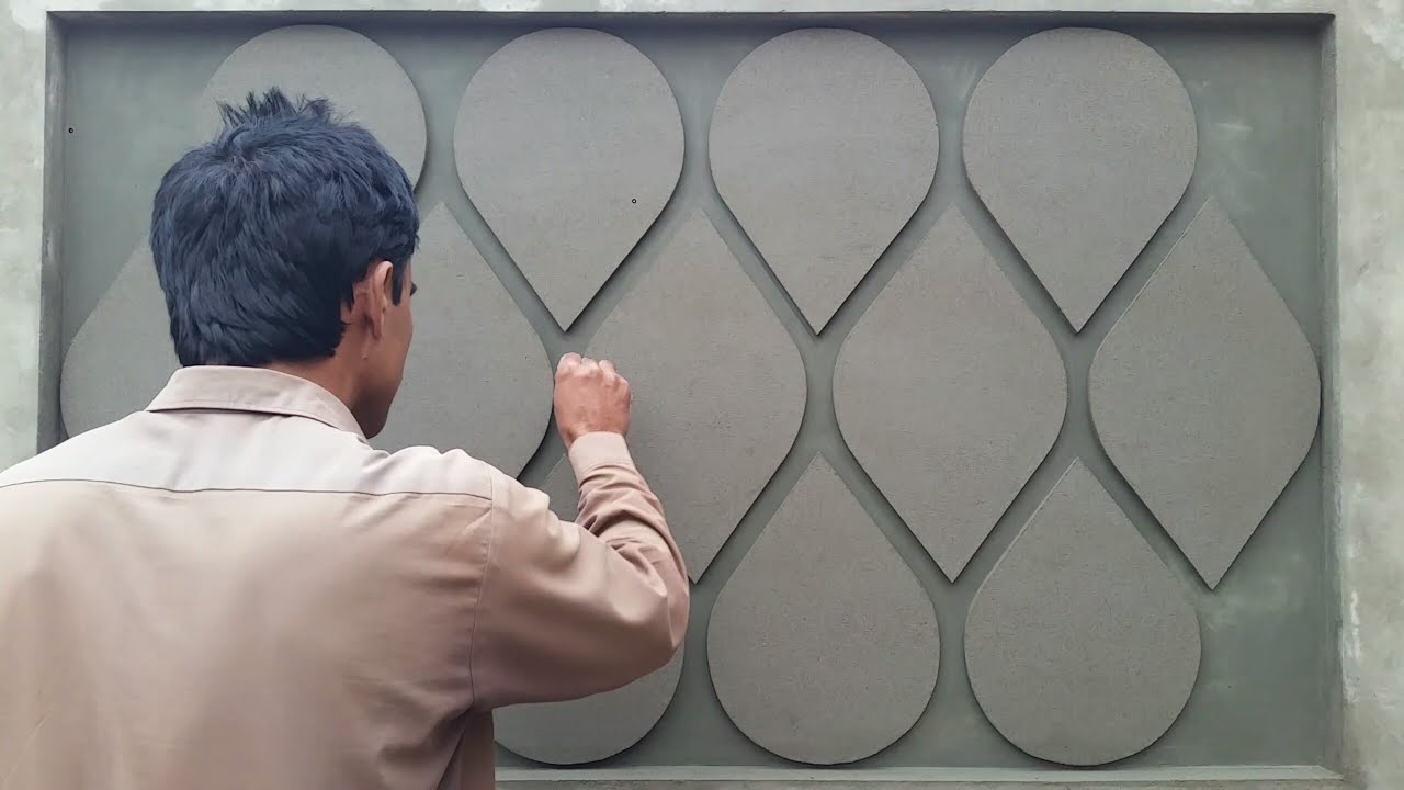 wall design technique - YouTube