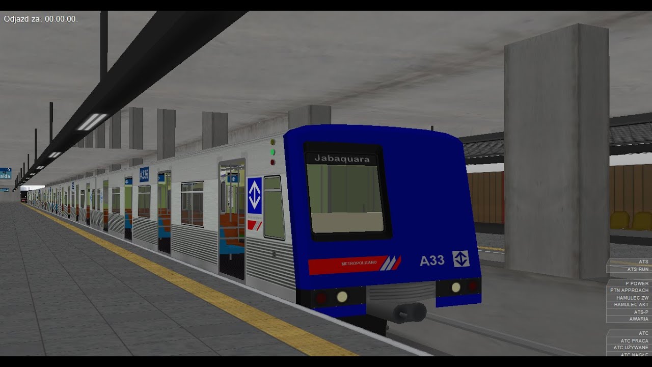 OpenBVE - Metro São Paulo Line 1 - YouTube