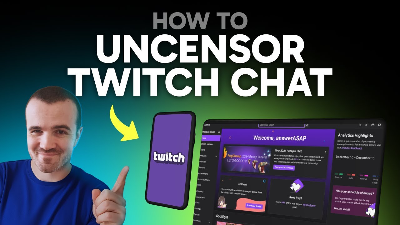 How to Uncensor Twitch Chat (Step by Step) 2025 - YouTube